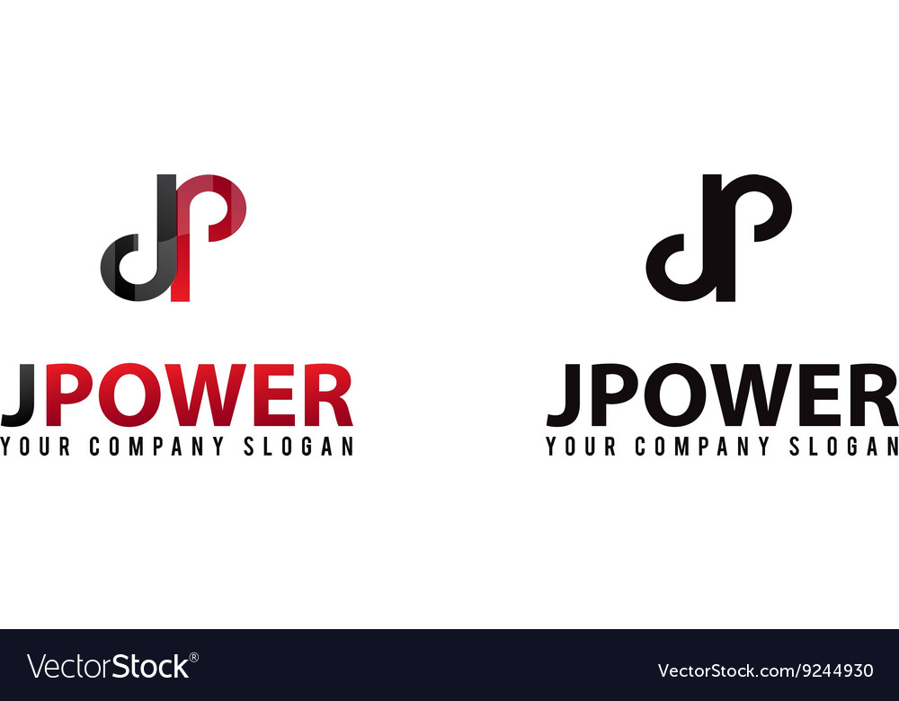 Logo jp Royalty Free Vector Image - VectorStock