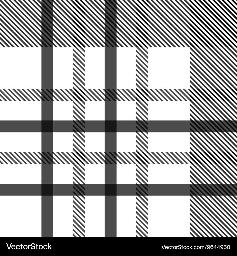 Seamless tartan pattern repeated plaid twill tile Vector Image