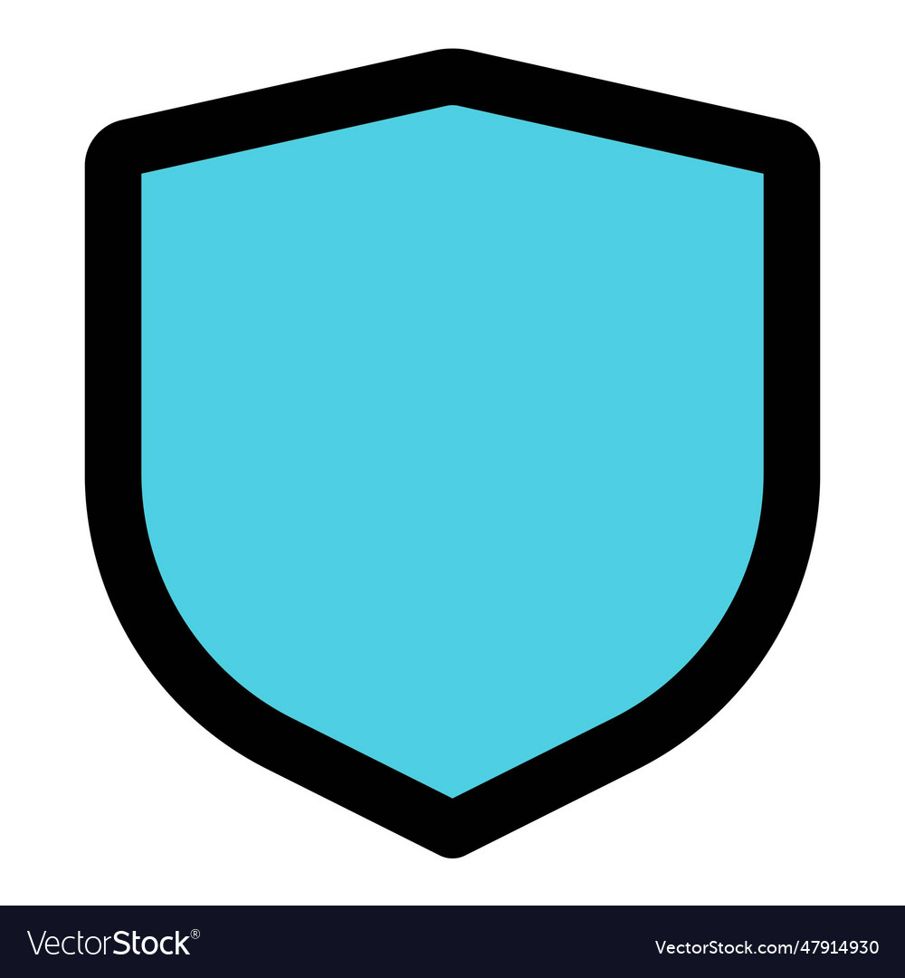 Security shield to prevent attacks against data Vector Image
