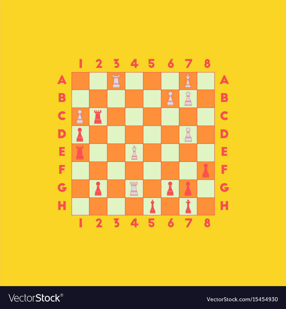 Various chess position Royalty Free Vector Image