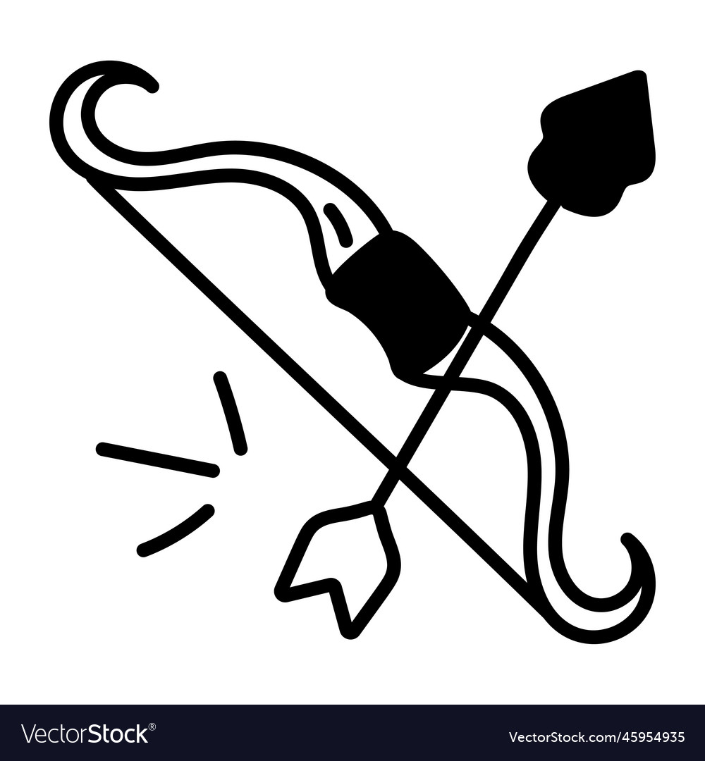 Archery bow Royalty Free Vector Image - VectorStock
