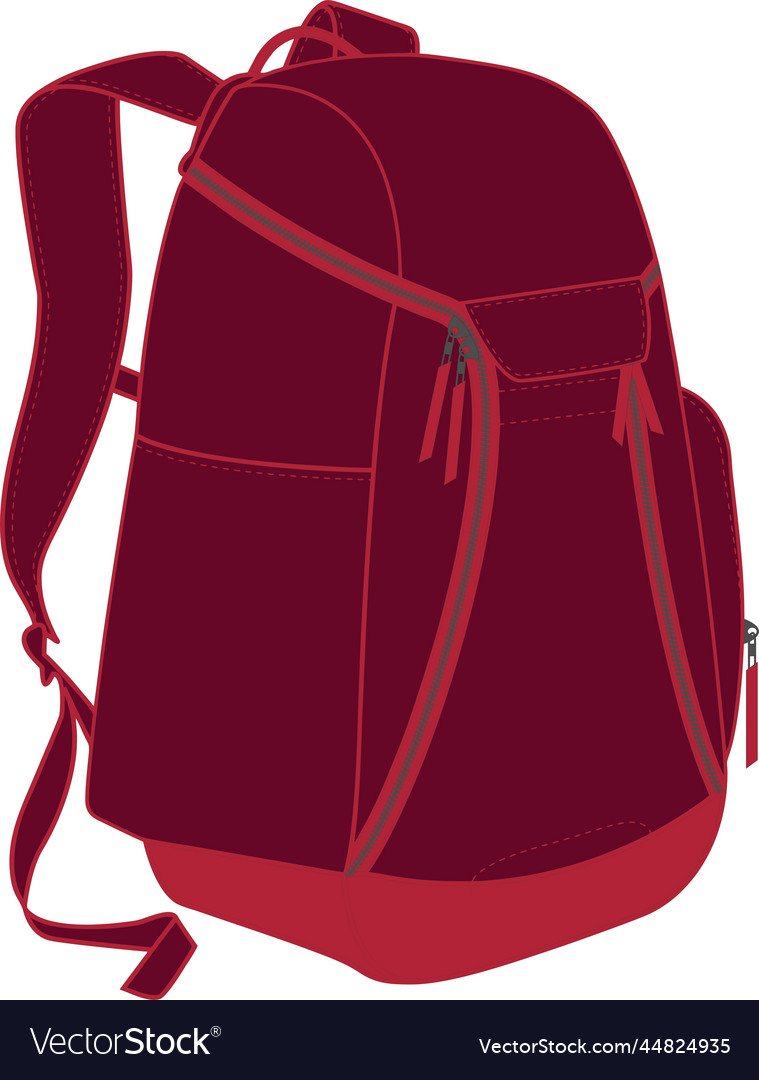 Backpack mock ups Royalty Free Vector Image - VectorStock