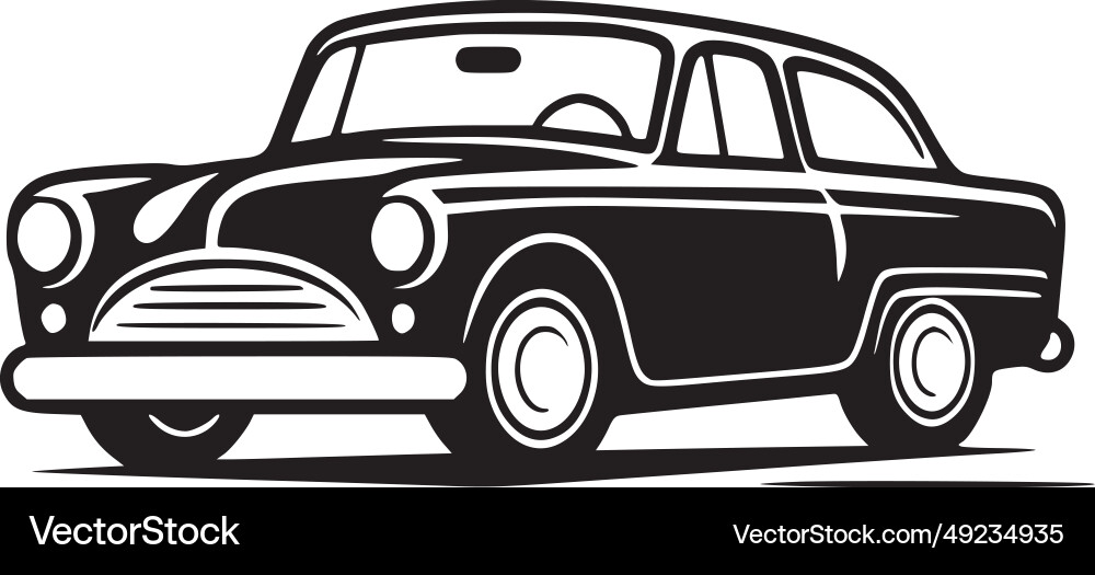 Car - minimalist and simple silhouette Royalty Free Vector
