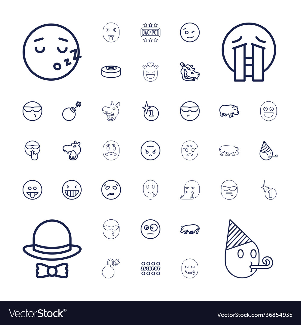 Comic icons Royalty Free Vector Image - VectorStock