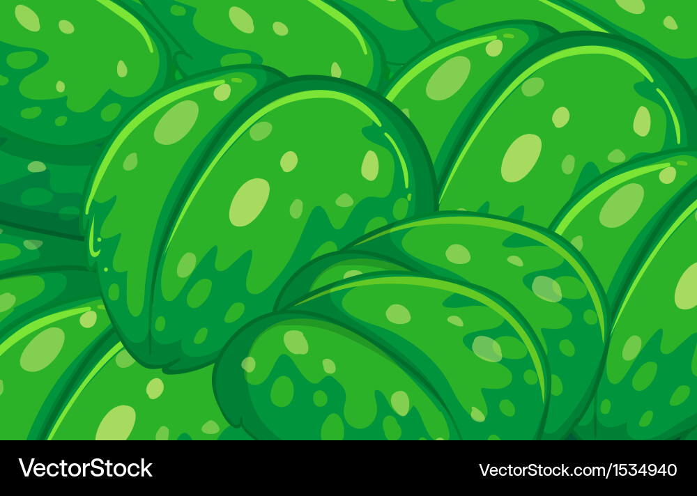 A group of big leaves Royalty Free Vector Image