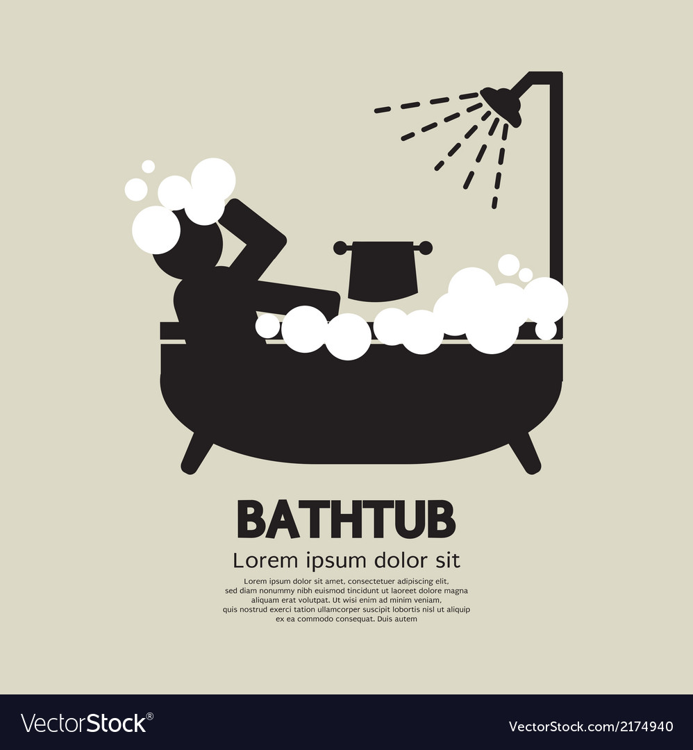 Bathtub Royalty Free Vector Image - VectorStock