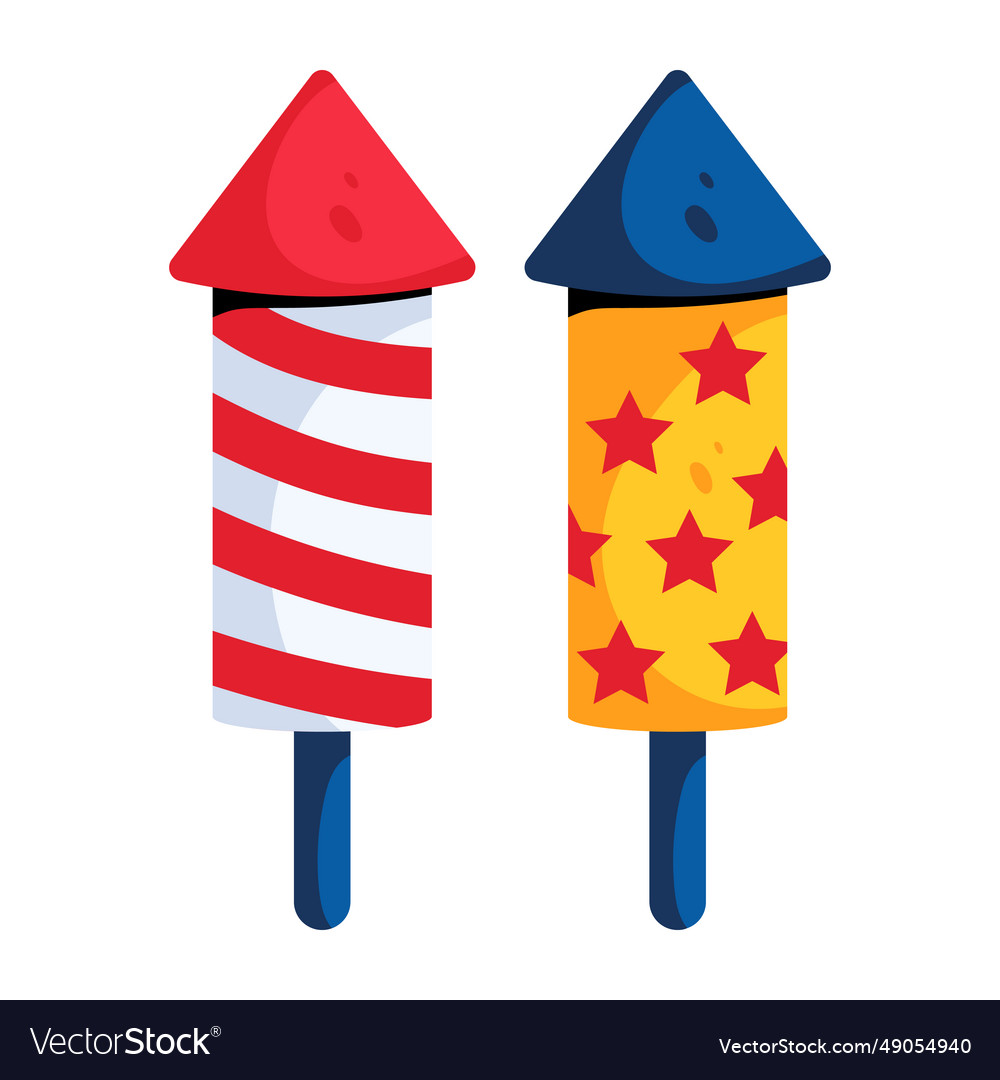 Firecrackers Royalty Free Vector Image - VectorStock