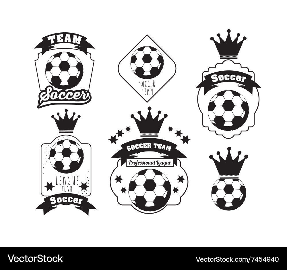 Football soccer design Royalty Free Vector Image