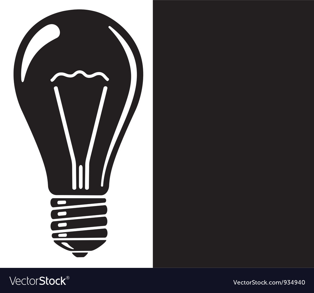 Light bulb Royalty Free Vector Image - VectorStock