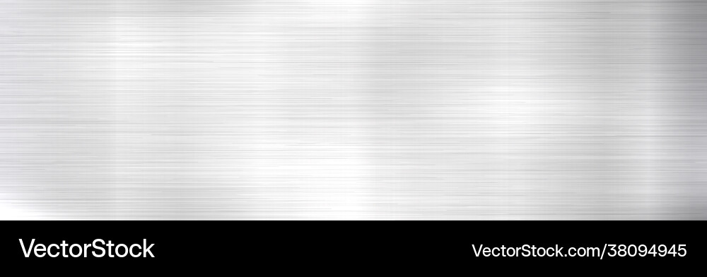 Metal background long steel texture realistic Vector Image