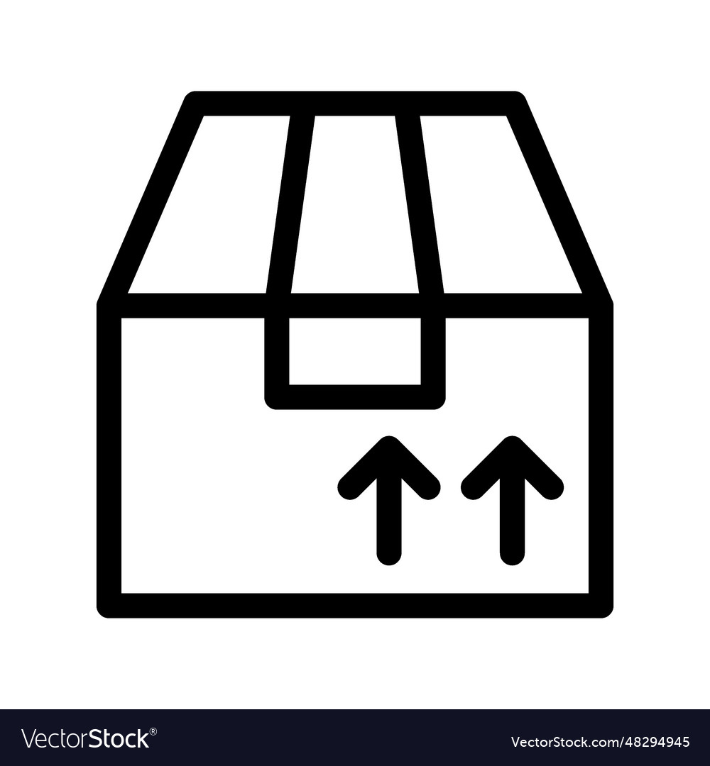 Parcel icon Royalty Free Vector Image - VectorStock