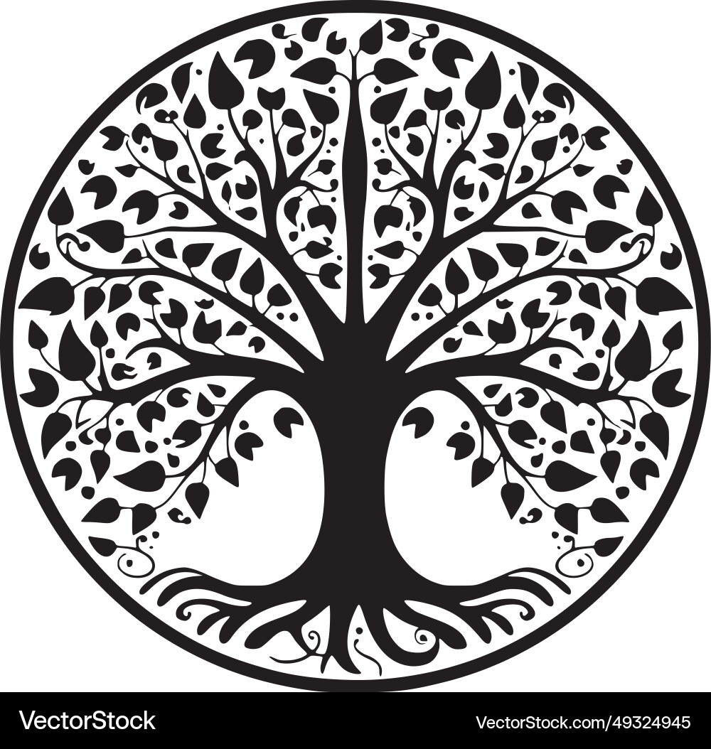 Tree - high quality logo ideal for t-shirt Vector Image