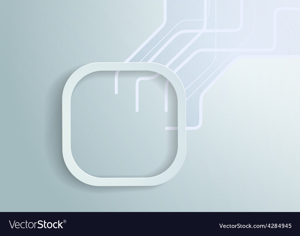White rounded rectangle background Royalty Free Vector Image