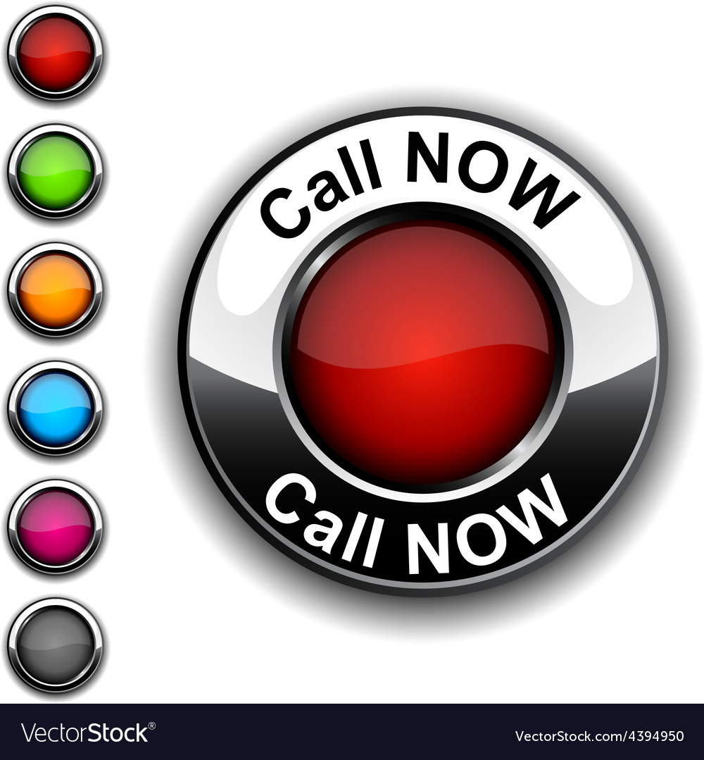 Call now button Royalty Free Vector Image - VectorStock