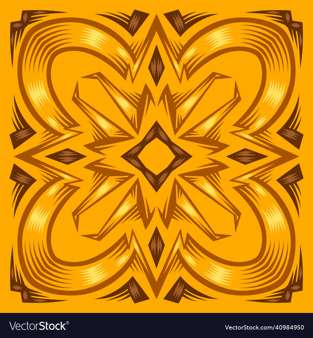 Ceramic tile pattern wall or floor texture Vector Image