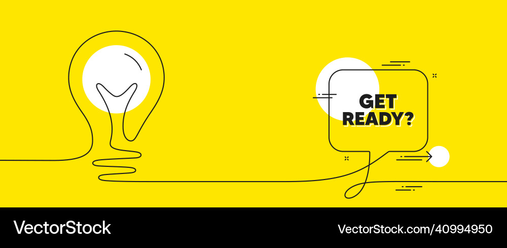 Get ready symbol special offer sign Royalty Free Vector