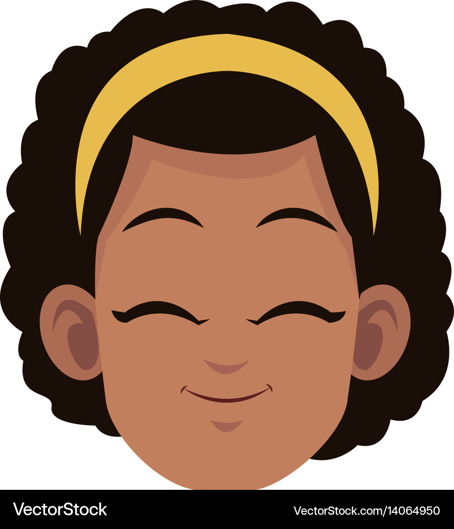 Happy girl icon Royalty Free Vector Image - VectorStock