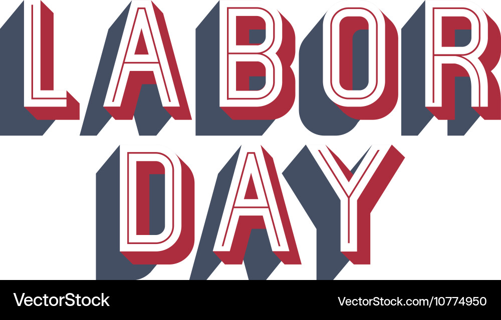 Usa and labor day design Royalty Free Vector Image