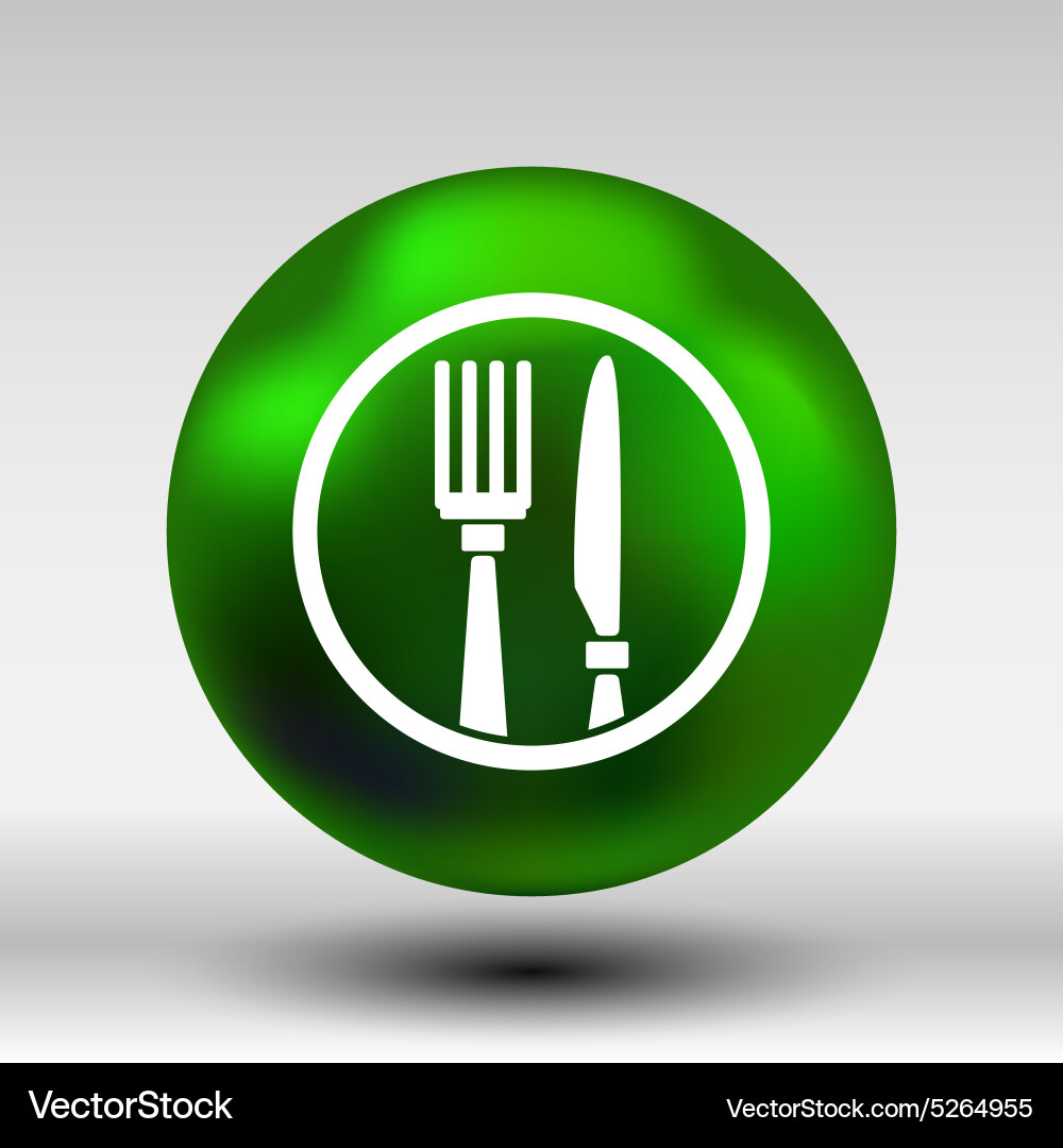 Food service logo design template cafe Royalty Free Vector