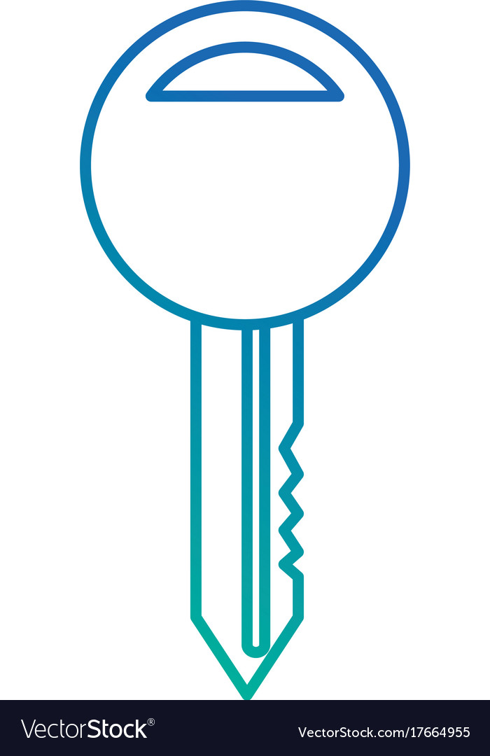 Key car isolated icon Royalty Free Vector Image