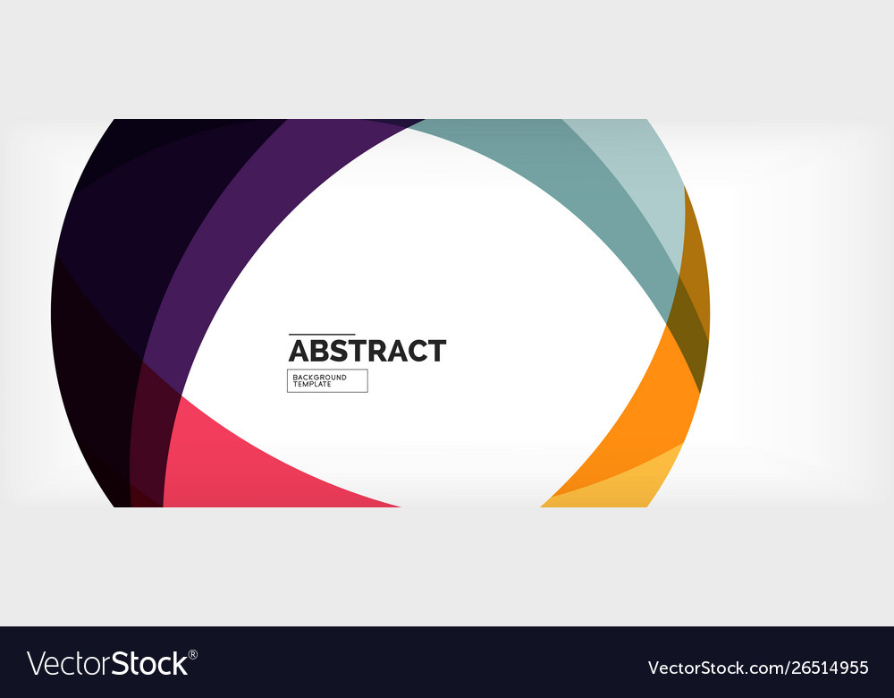 Linear wave web template Royalty Free Vector Image
