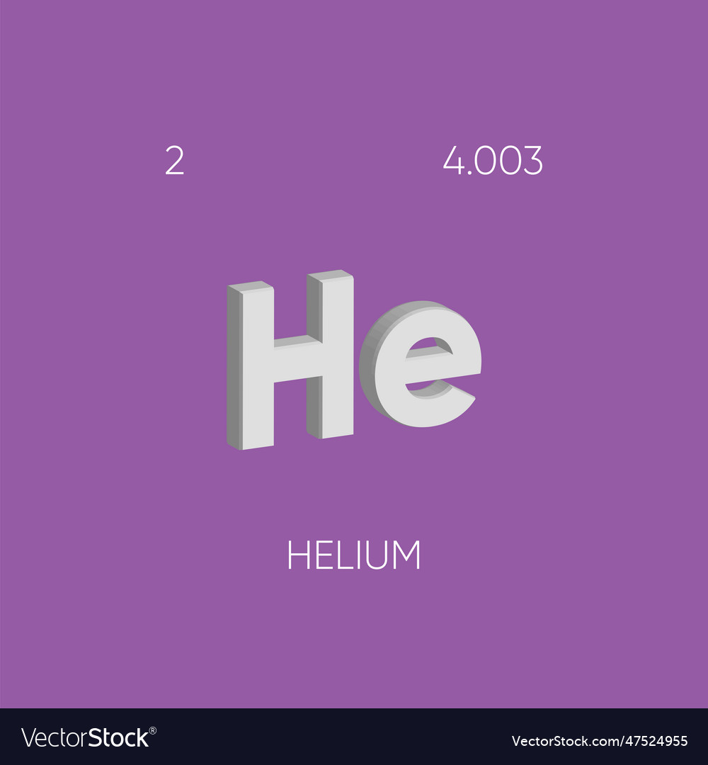 One of the periodic table elements with name Vector Image