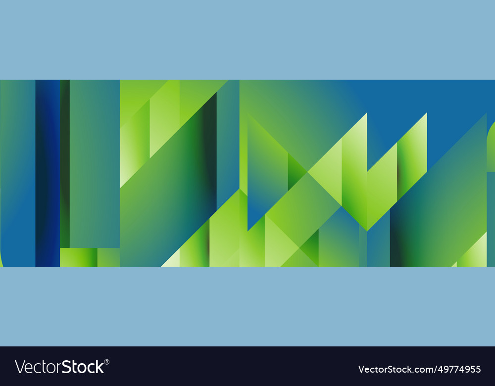 Simple geometric forms - dynamic geometric Vector Image