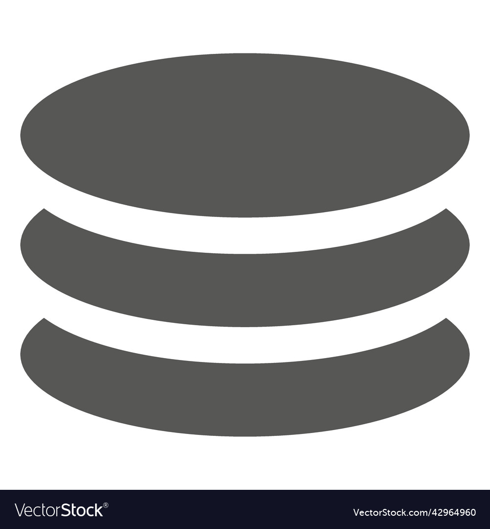 3 stack coins icon Royalty Free Vector Image - VectorStock