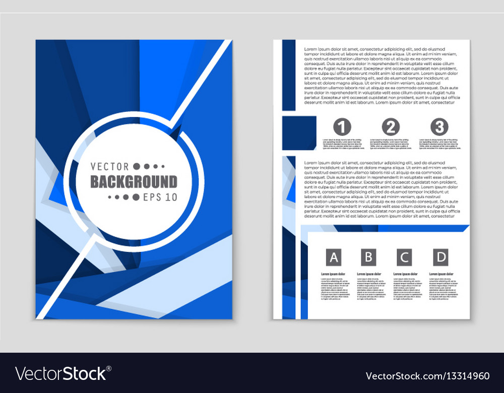 Abstract layout background set for art Royalty Free Vector