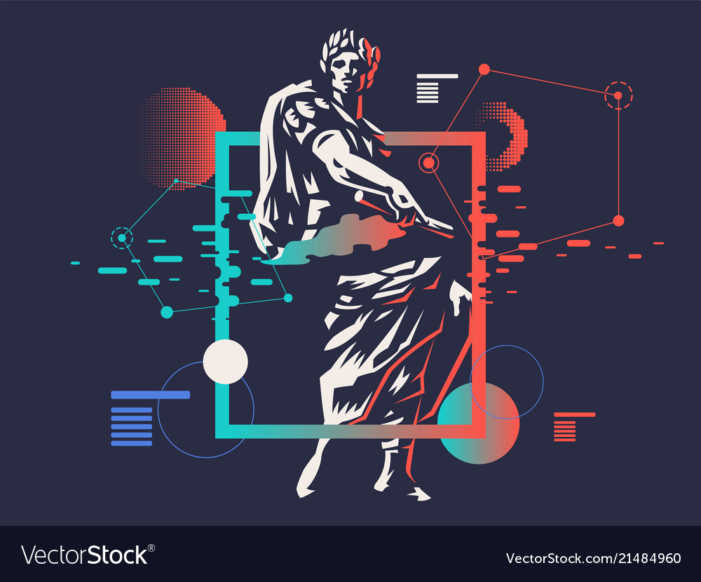 Caesar emblem Royalty Free Vector Image - VectorStock