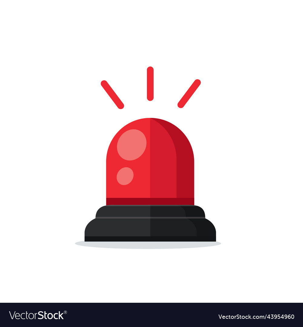 Emergency siren icon Royalty Free Vector Image Emergency siren icon Royalty Free Vector Image