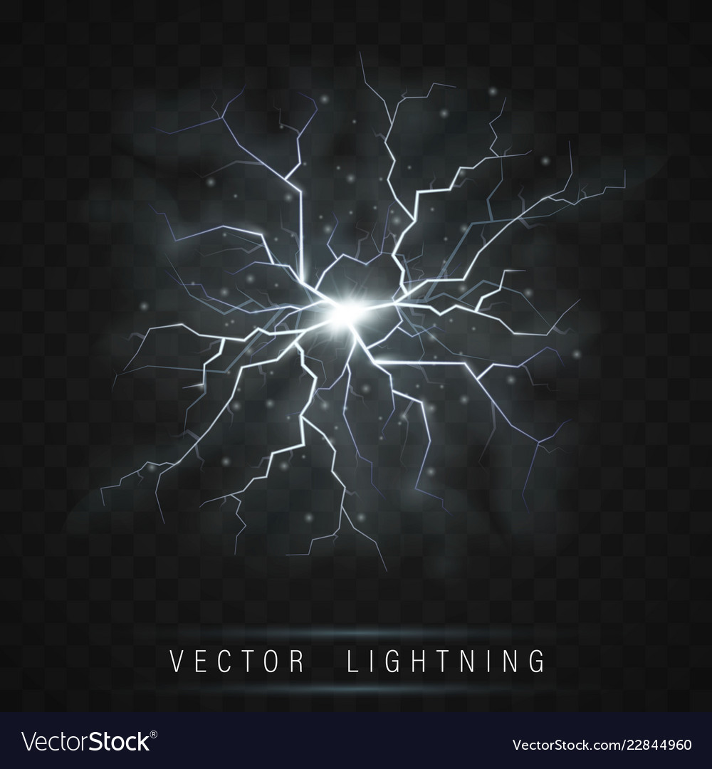 Lightning flash bolt Royalty Free Vector Image