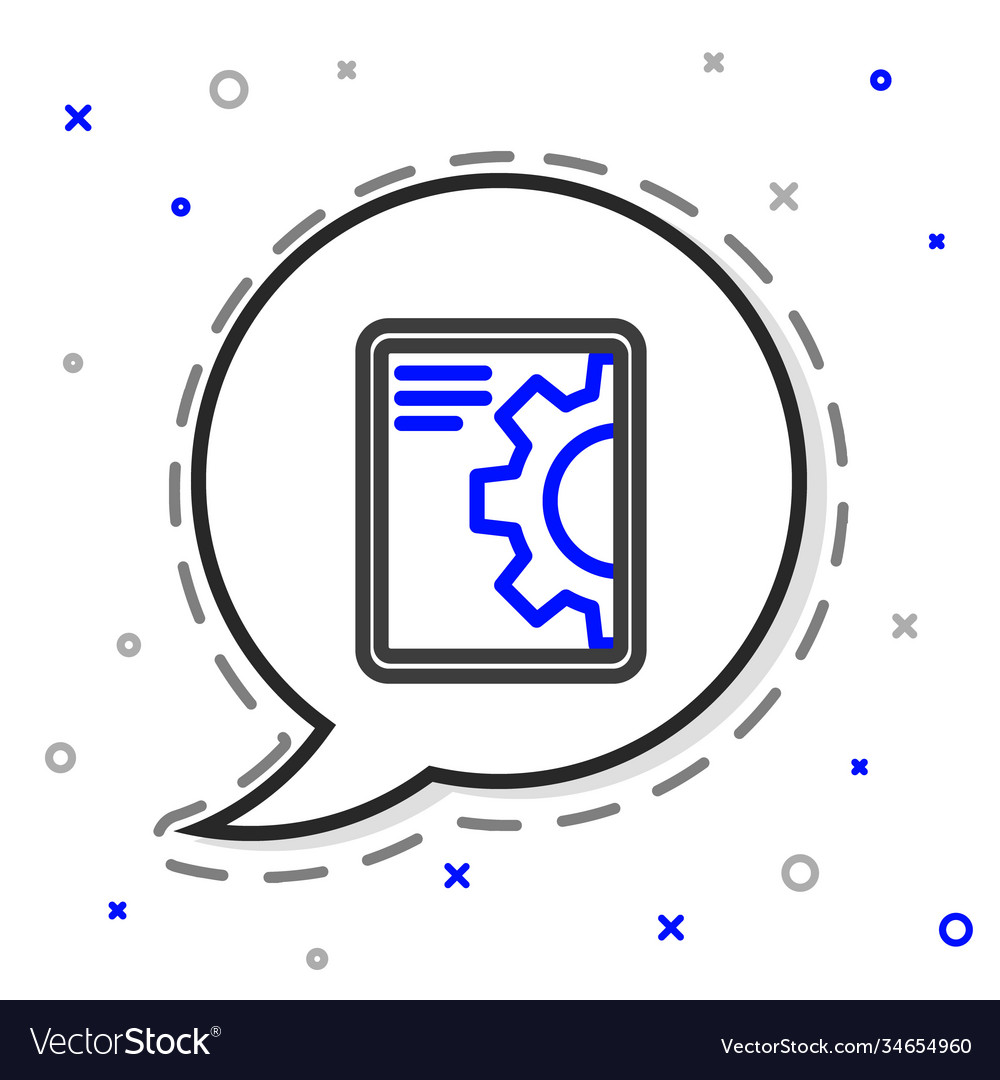 Line software web development programming Vector Image