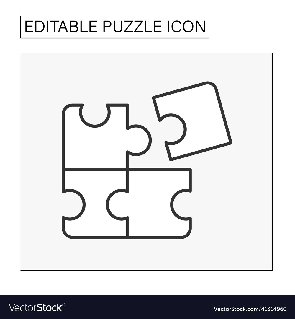 Logic line icon Royalty Free Vector Image - VectorStock