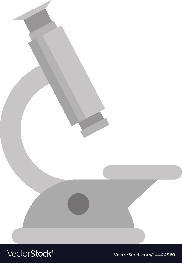 Microscope science tool Royalty Free Vector Image