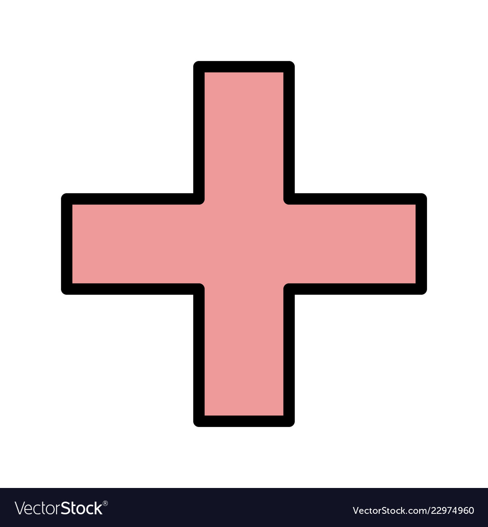 Plus icon Royalty Free Vector Image - VectorStock