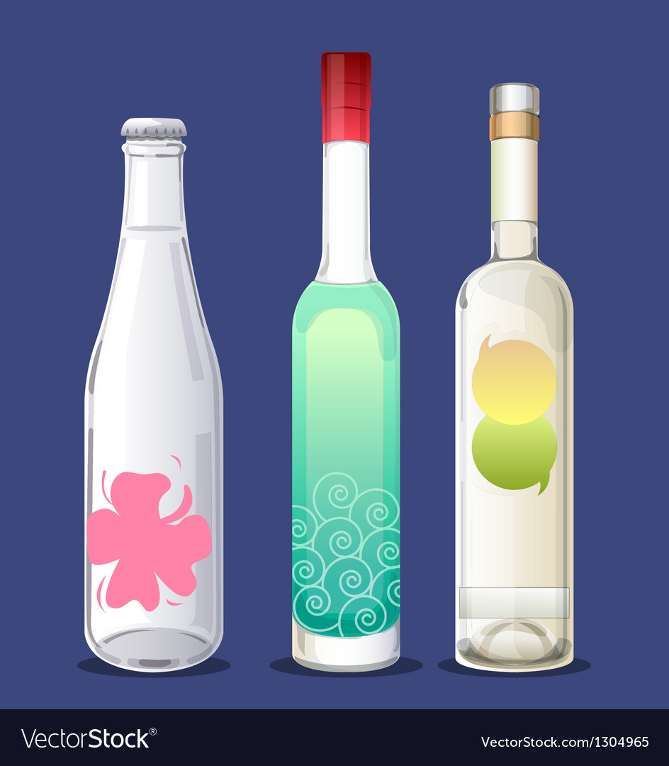 Bottles Royalty Free Vector Image - VectorStock