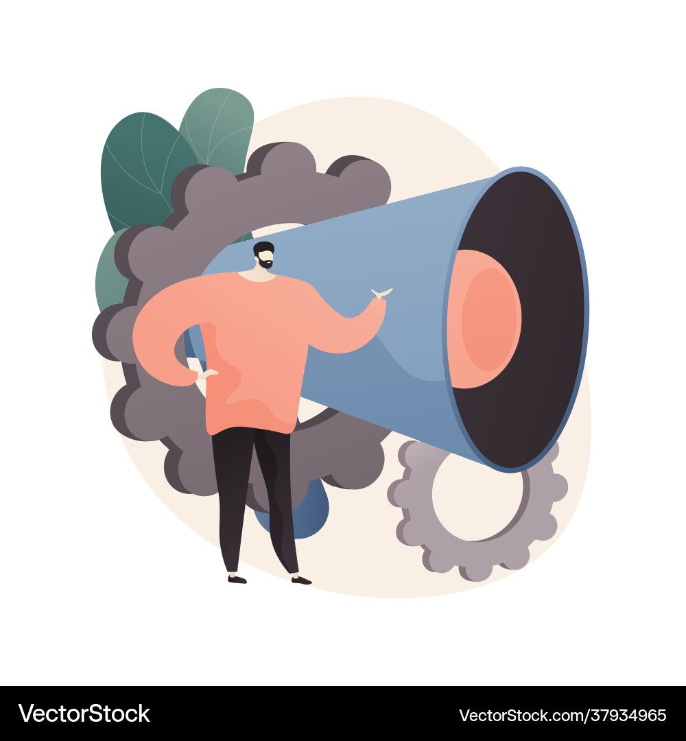 Marketing campaign management abstract concept Vector Image