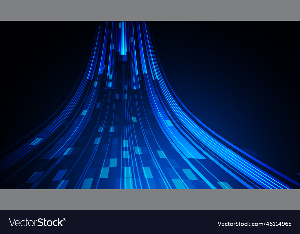 Technology background with hi-tech digital data Vector Image