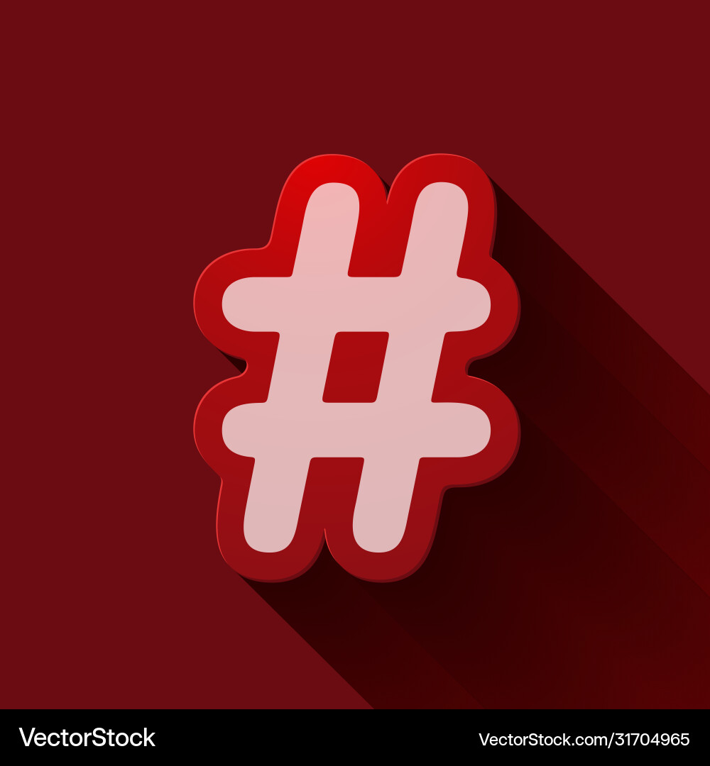 Volume icons symbol number sign Royalty Free Vector Image