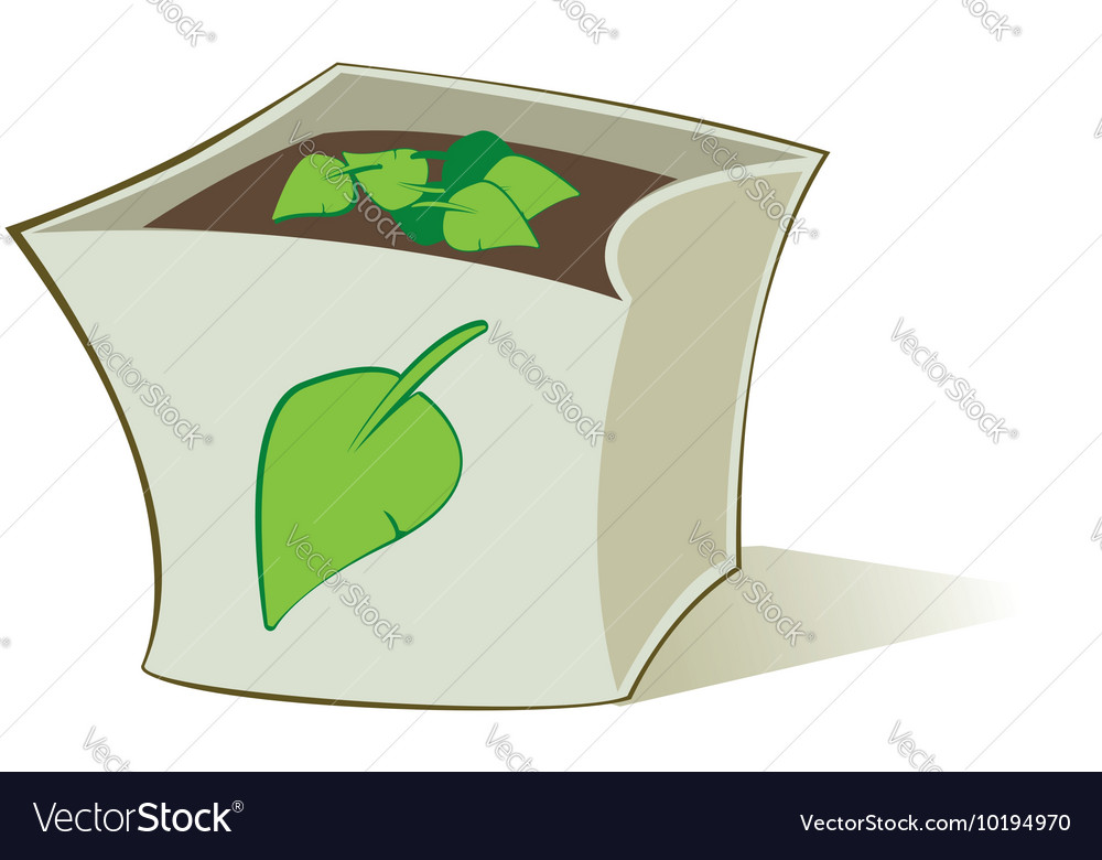 Compost Bag Royalty Free Vector Image - VectorStock