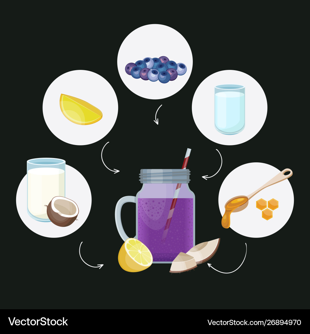 Detox cleanse drink conceptred vegetable smoothie Vector Image