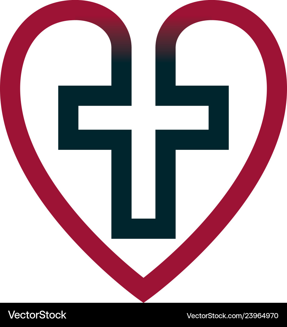 Love god creative symbol design combined Vector Image