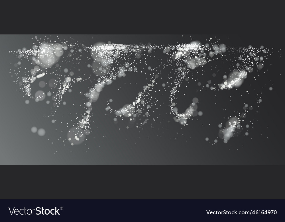 Particle Flow Array Colorful Abstract Background Vector Image