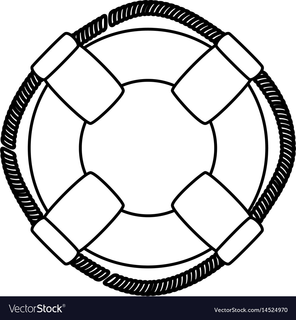 Safety float icon Royalty Free Vector Image - VectorStock