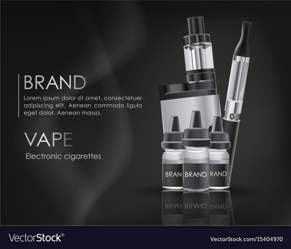 Vape theme backup Royalty Free Vector Image - VectorStock