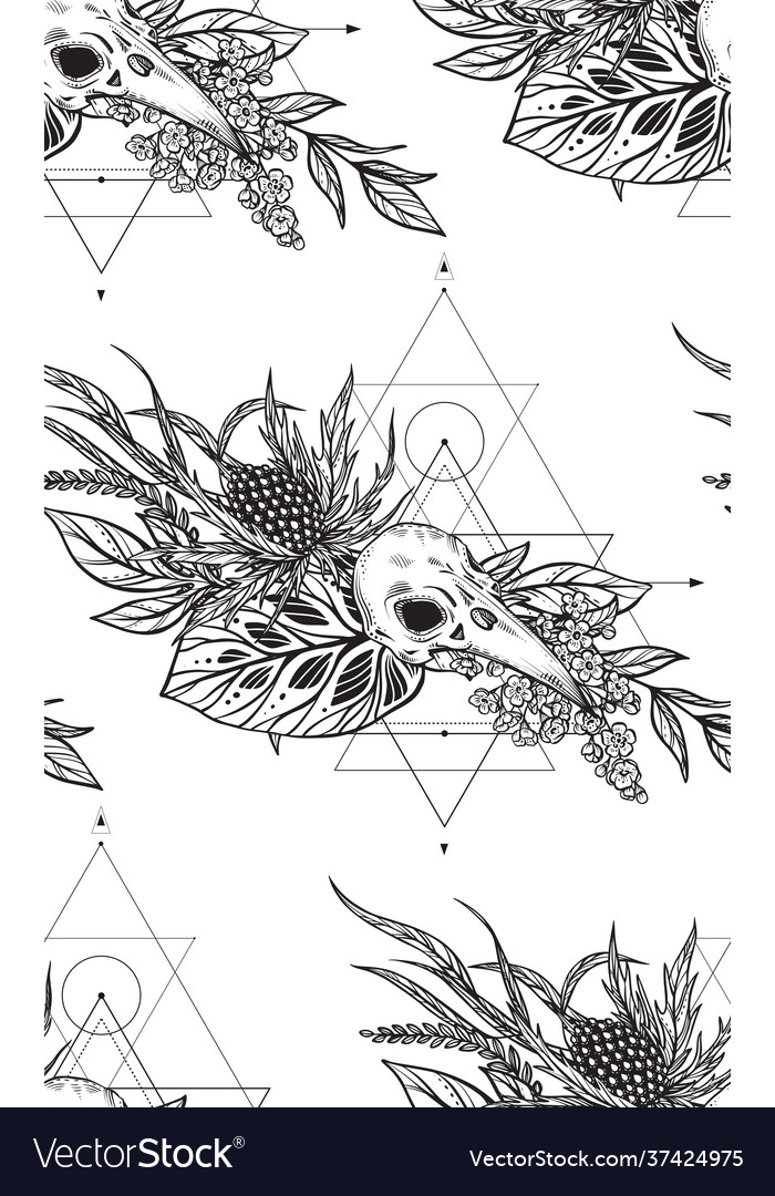 Beautiful seamless pattern endless Royalty Free Vector Image