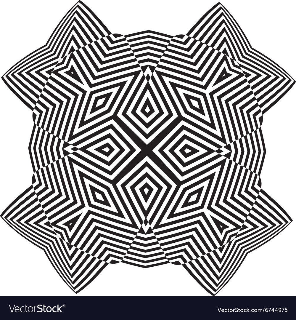 Optical abstract element Royalty Free Vector Image