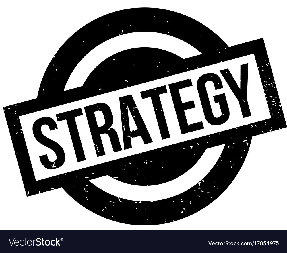 Strategy rubber stamp Royalty Free Vector Image