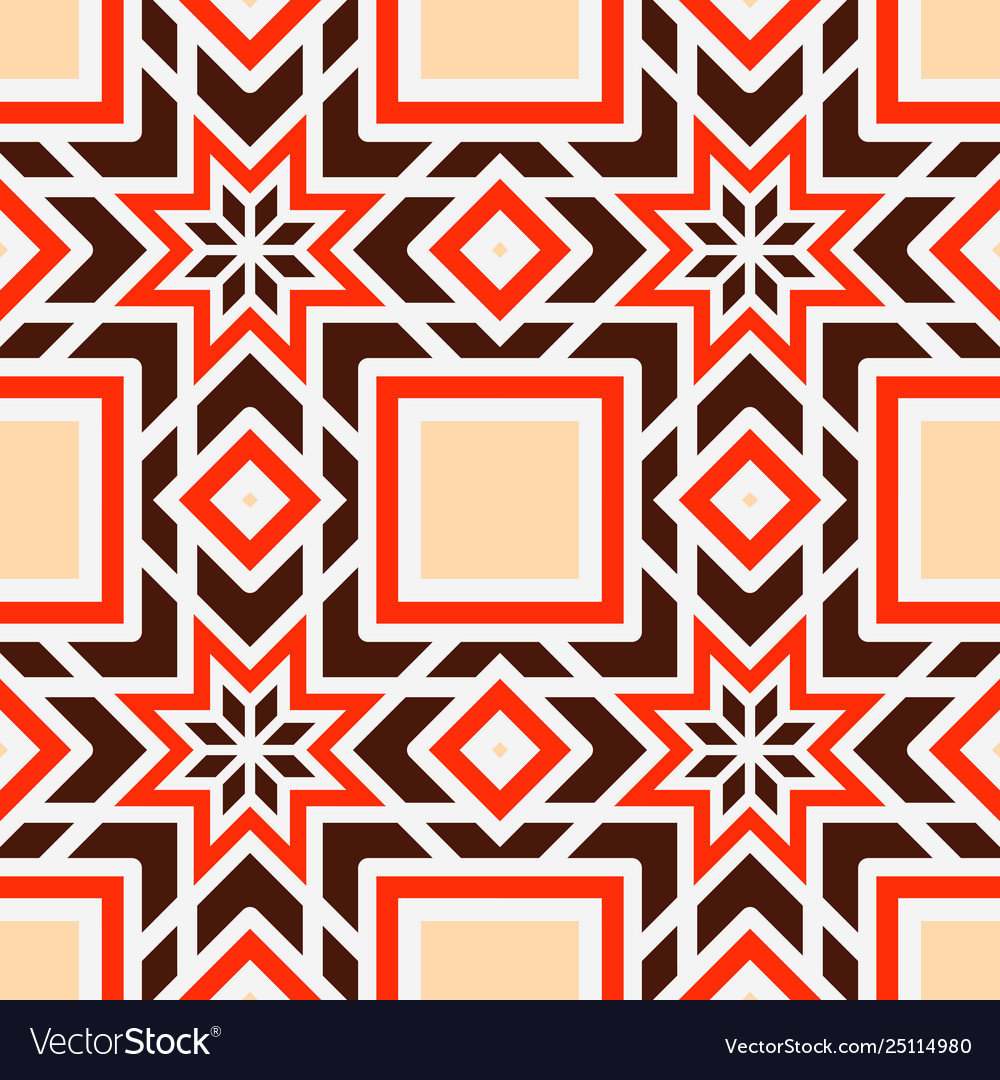 Asian geometric pattern Royalty Free Vector Image